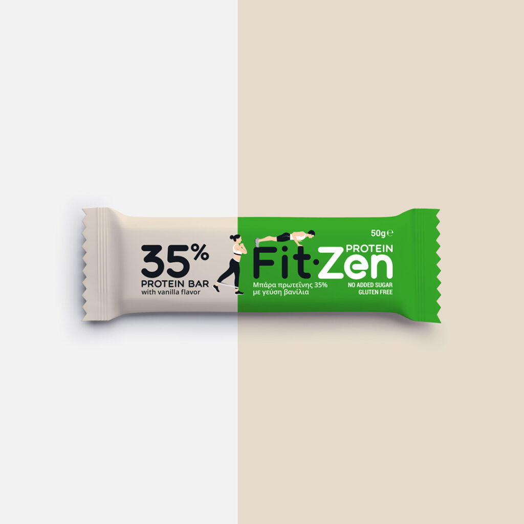 Fit•Zen Protein Bar with Vanilla flavour 50g - Naturals